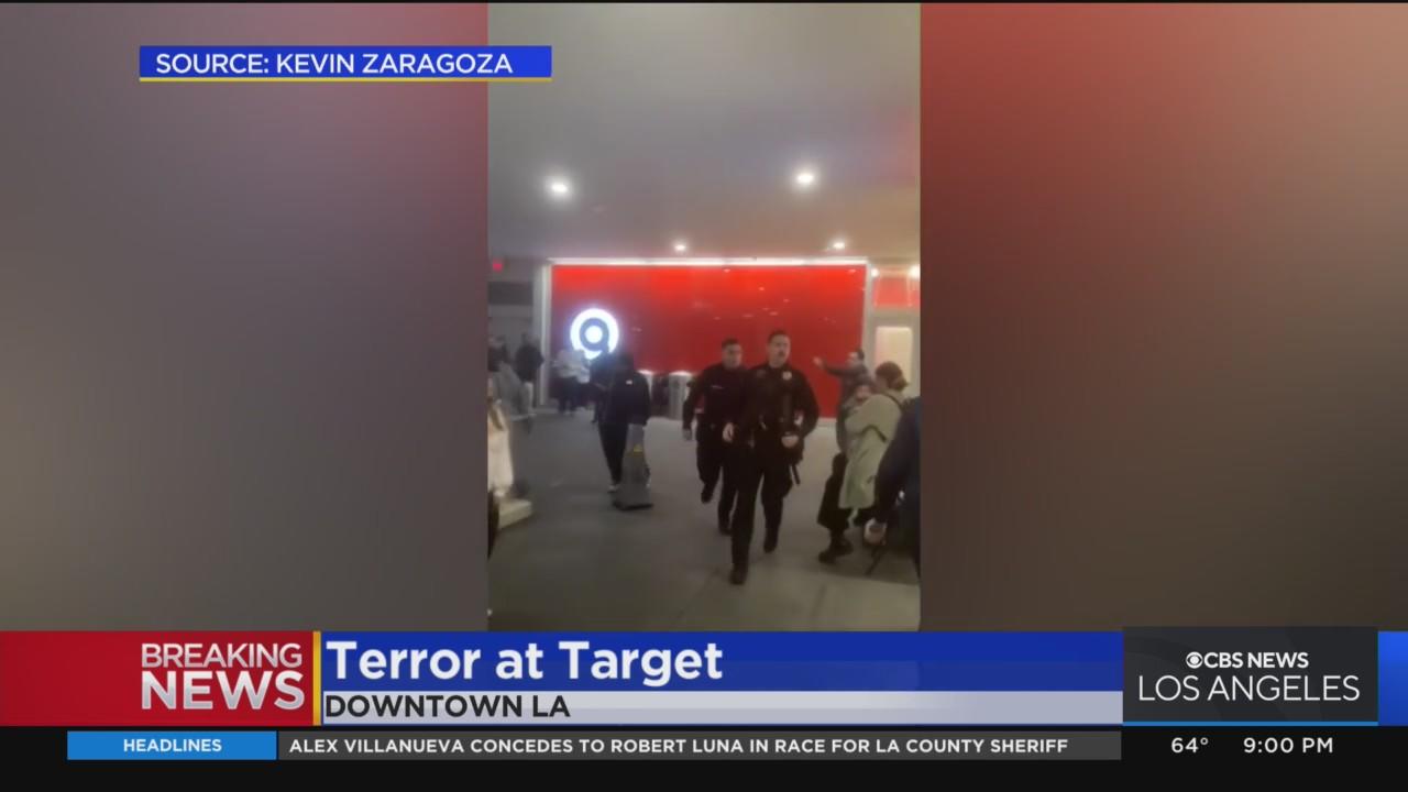 Boy and woman stabbed with butcher knife at Target store in Los Angeles ...