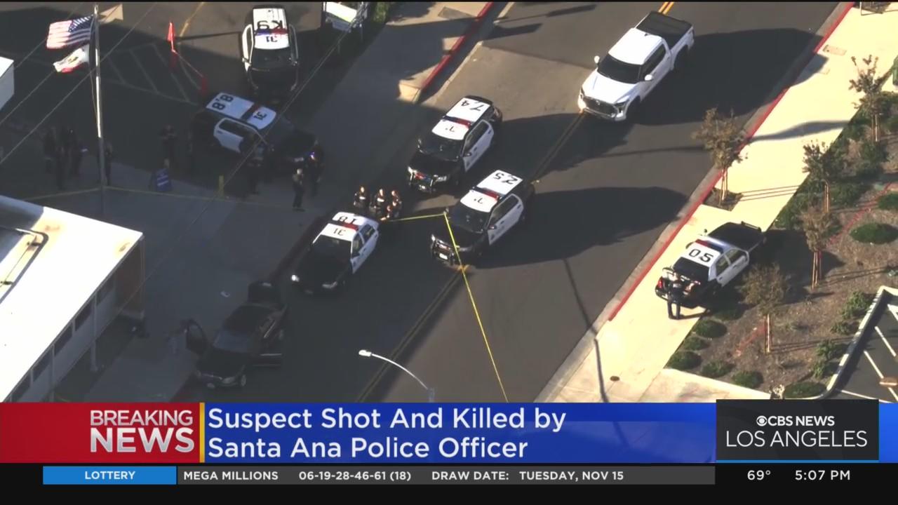 Police fatally shoot suspect in Santa Ana - CBS Los Angeles