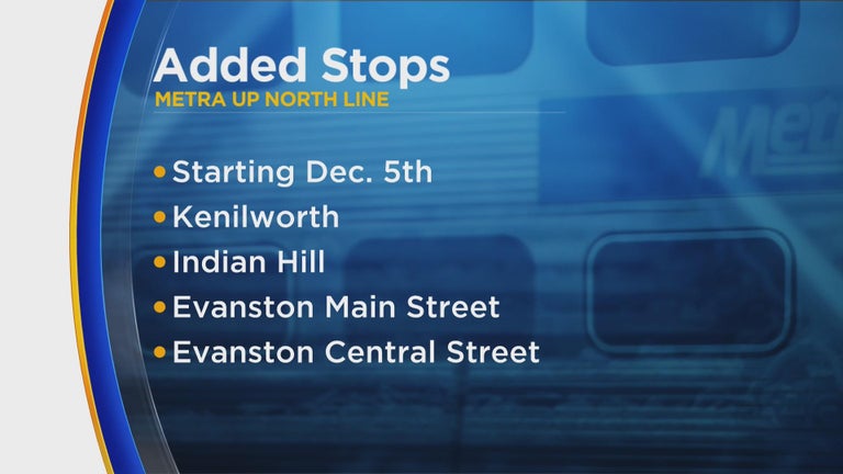Metra adding six new stops beginning in December - CBS Chicago