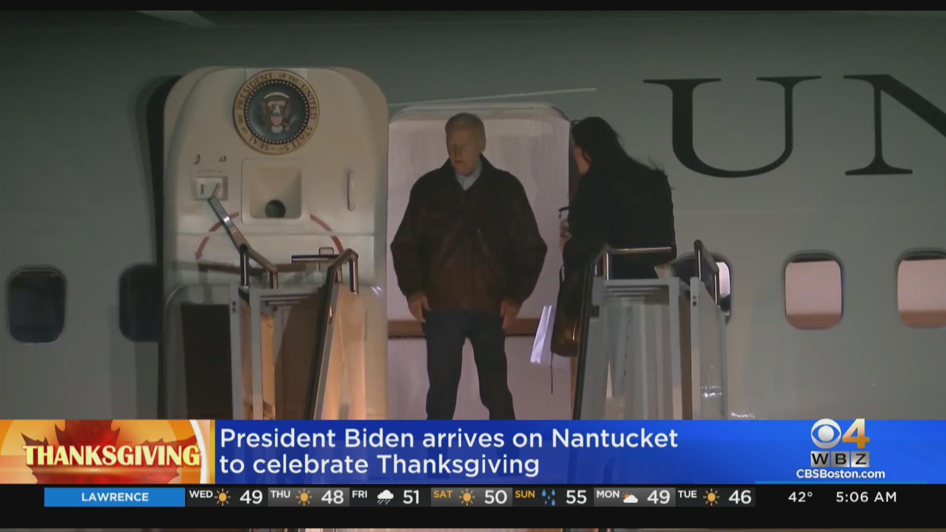 President Joe Biden to spend Thanksgiving on Nantucket with family ...