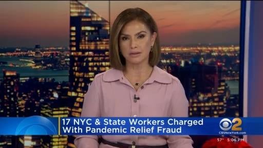 NYC public employees among 19 accused of pandemic aid fraud - CBS New York