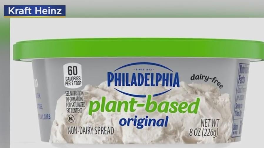Plant-based Philadelphia cream cheese available in select stores - CBS ...