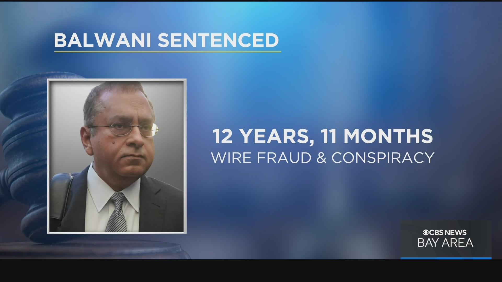 Former Theranos exec Ramesh 'Sunny' Balwani sentenced to nearly 13 ...