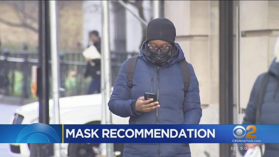"Tripledemic" of flu, COVID and RSV lead to new face mask recommendations in New York City - CBS ...