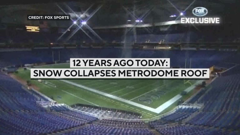 Snowy Metrodome roof collapse happened 12 years ago - CBS Minnesota