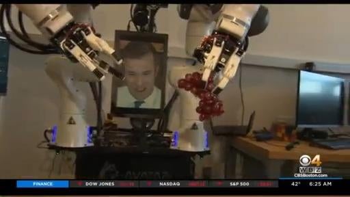 Robot created by Northeastern University allows a person to control ...