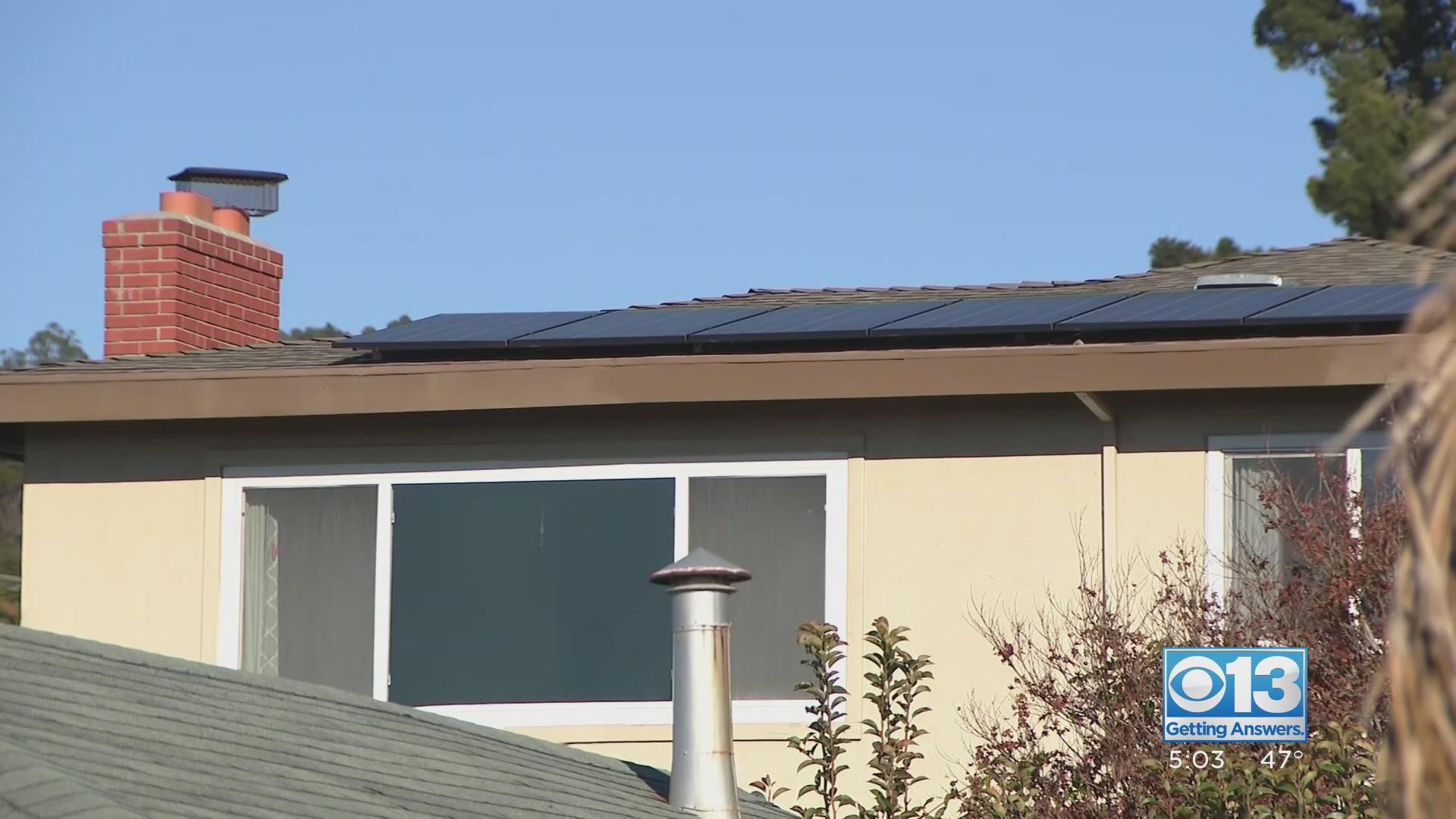 California lowers incentives for rooftop solar panels - CBS Sacramento
