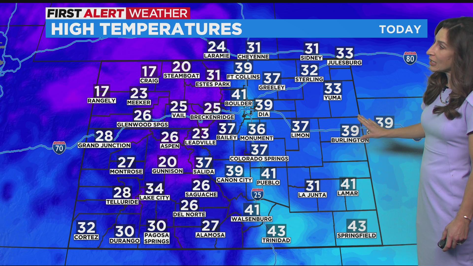Colorado weather: mostly sunny to start the weekend - CBS Colorado