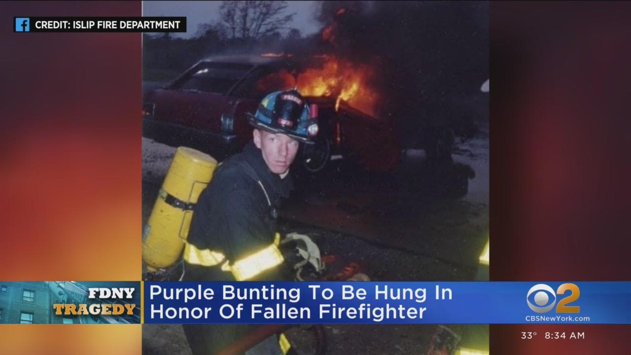 Bunting ceremony honors FDNY Firefighter William Moon, who suffered ...