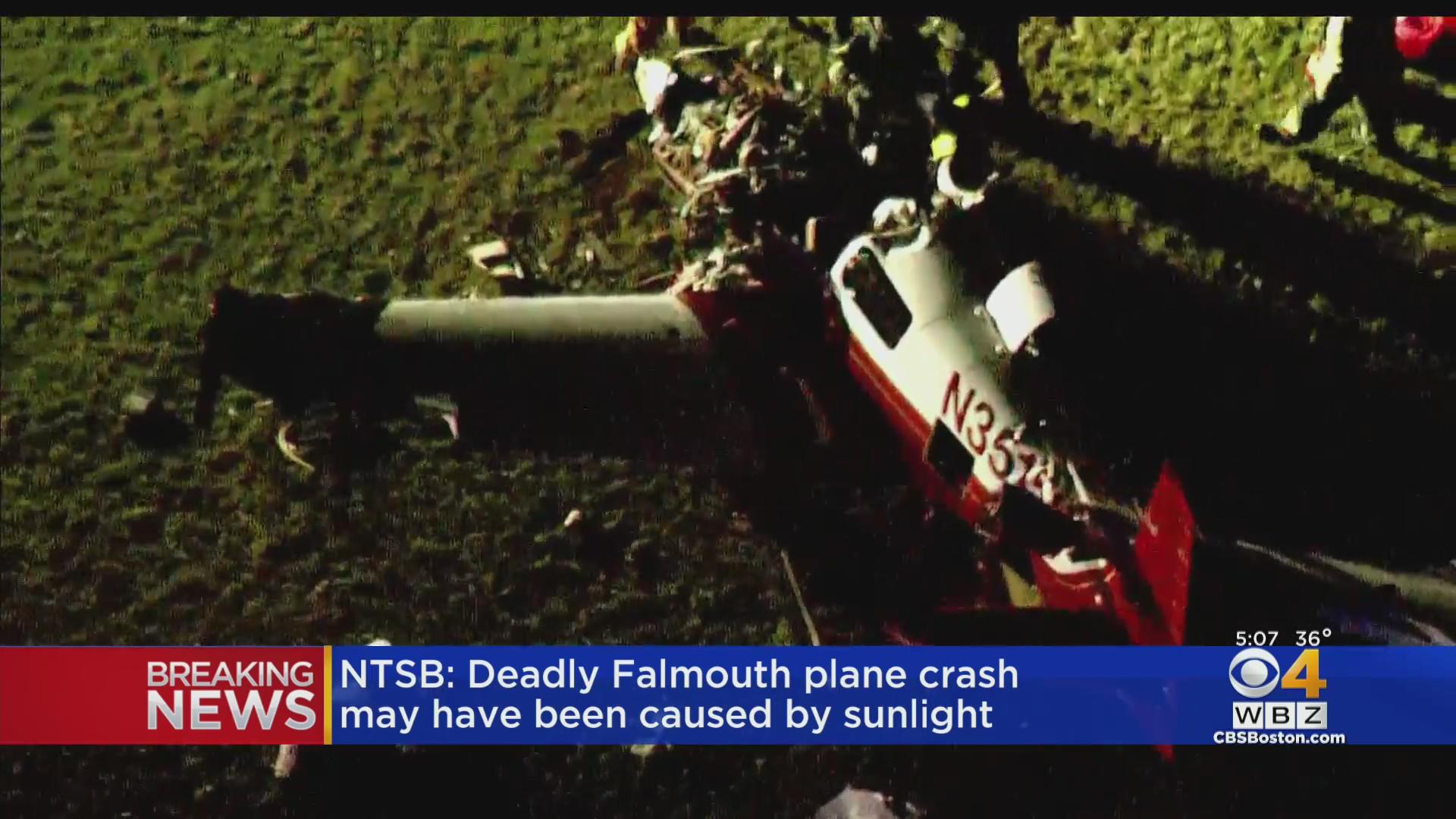 Pilot killed in Falmouth plane crash was blinded by 'bright sunlight ...