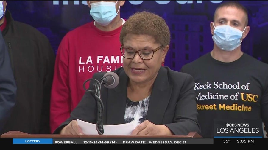 LA Mayor Karen Bass tackles homeless crisis with "Inside Safe" program ...