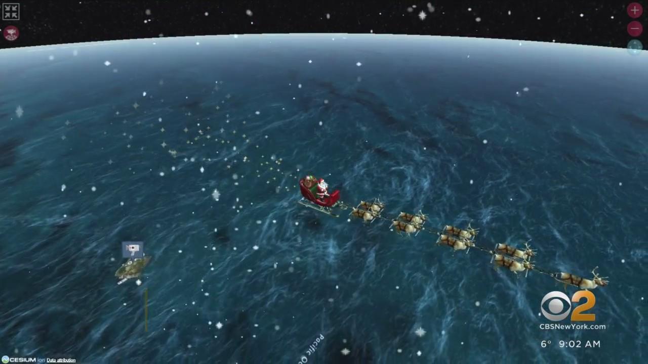 NORAD tracking Santa as he delivers presents - CBS New York