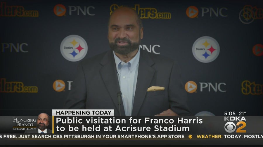Visitation for Franco Harris scheduled for Tuesday at Acrisure Stadium ...