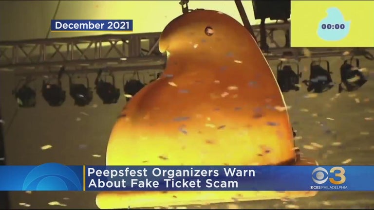 Scammer made fake event page for New Year's "Peepsfest" event - CBS ...