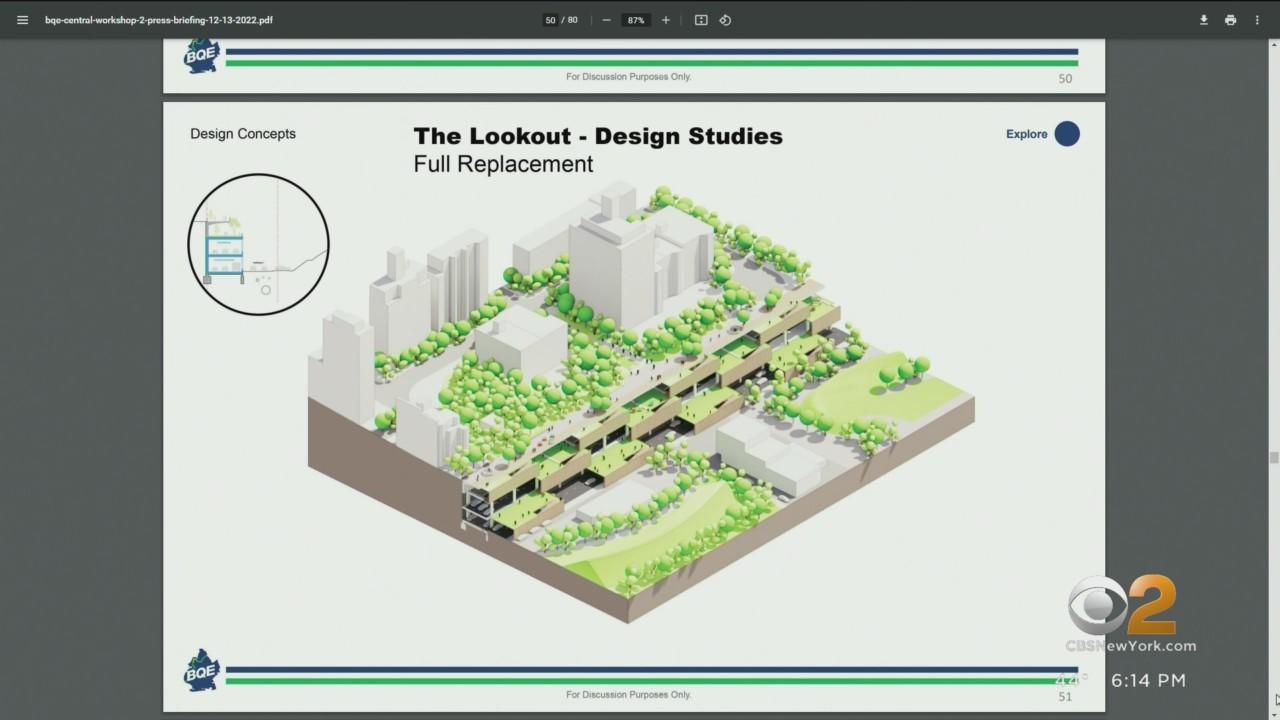 NYC DOT looks to reconstruct BQE's Triple Cantilever area with tunnels ...