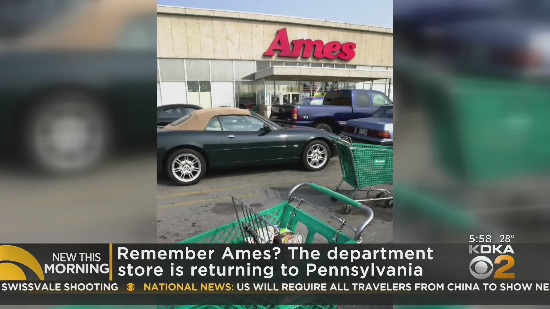Ames Department Stores announces its return in 2023 - CBS Pittsburgh