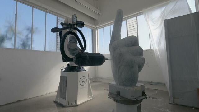Could robots do the work of master marble sculptors? This one is "99% ...