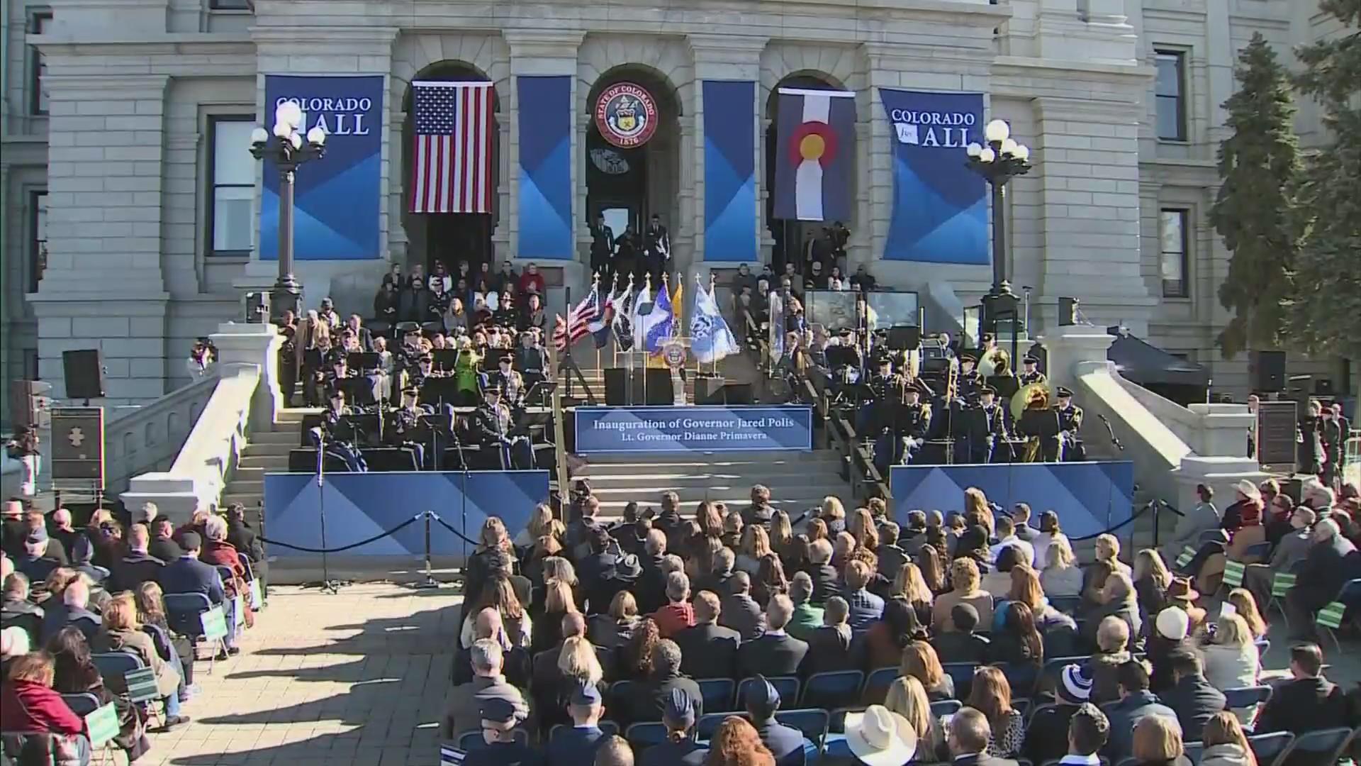 Gov. Jared Polis is sworn in for his second term - CBS Colorado