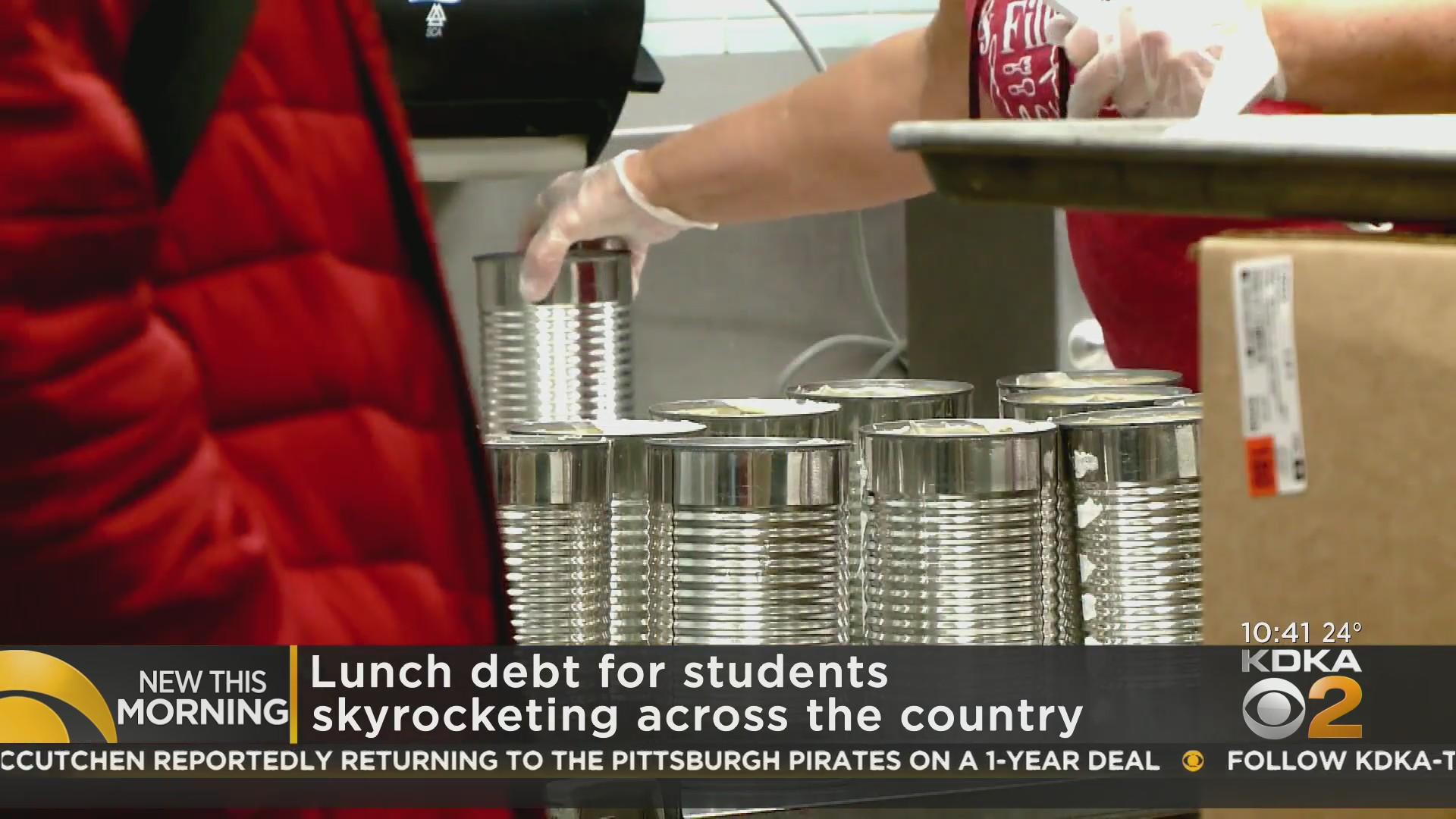 Student lunch debt skyrocketing across country - CBS Pittsburgh