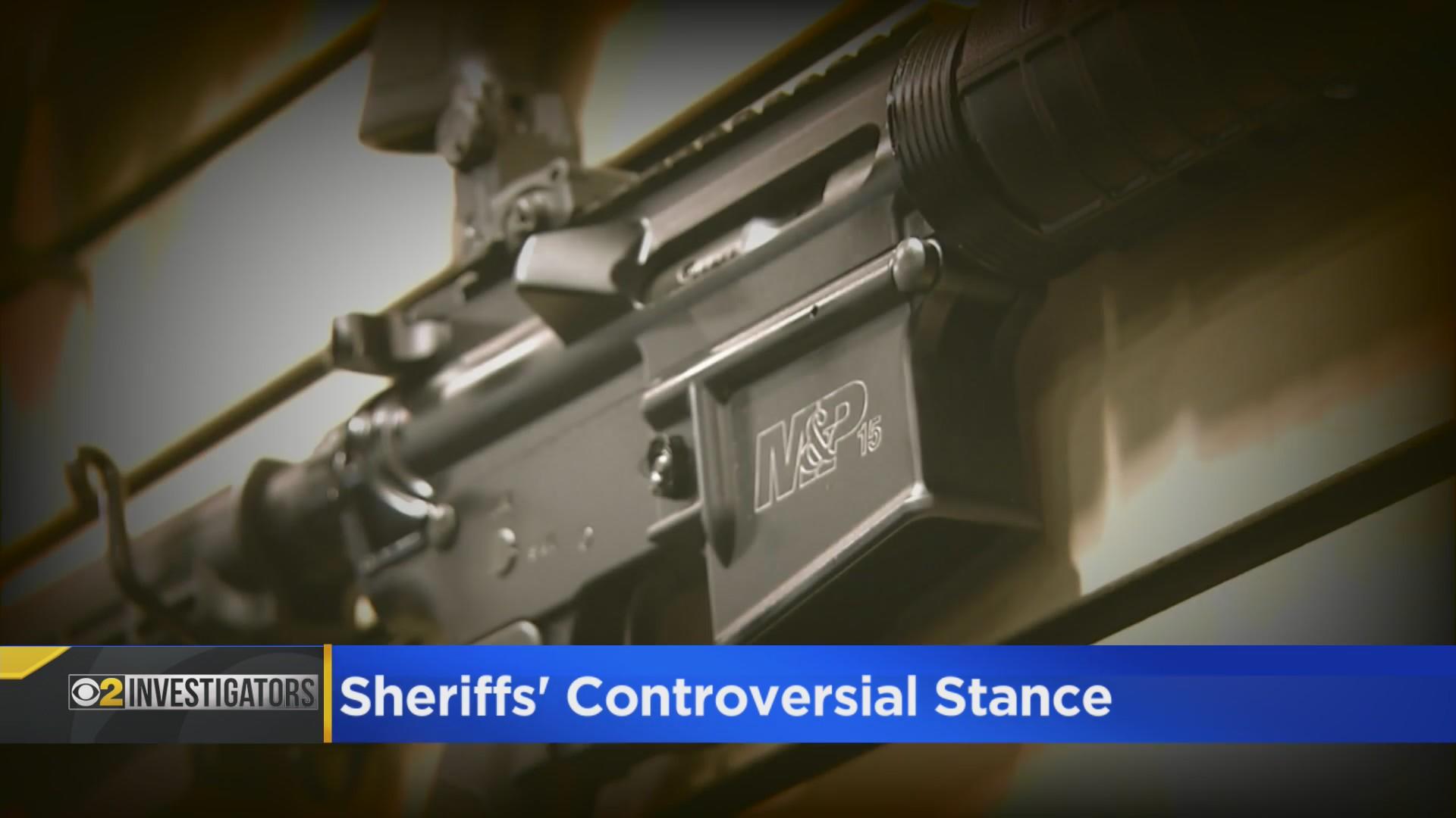 More county sheriffs won't enforce assault weapons ban - CBS Chicago