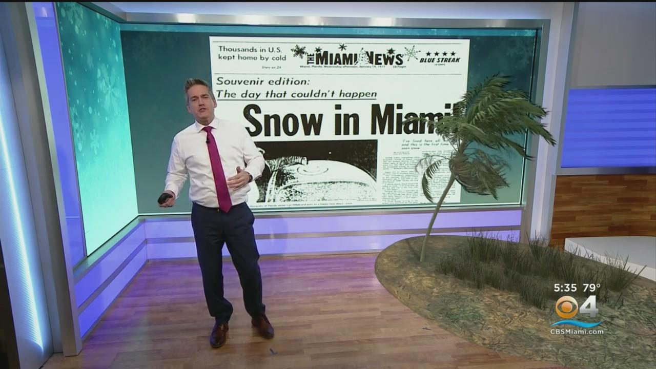 46 Years Ago: Snow In Miami - CBS Miami
