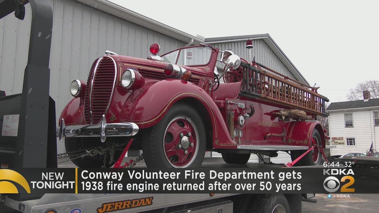 Conway Volunteer Fire Department gets 1938 fire engine returned after ...