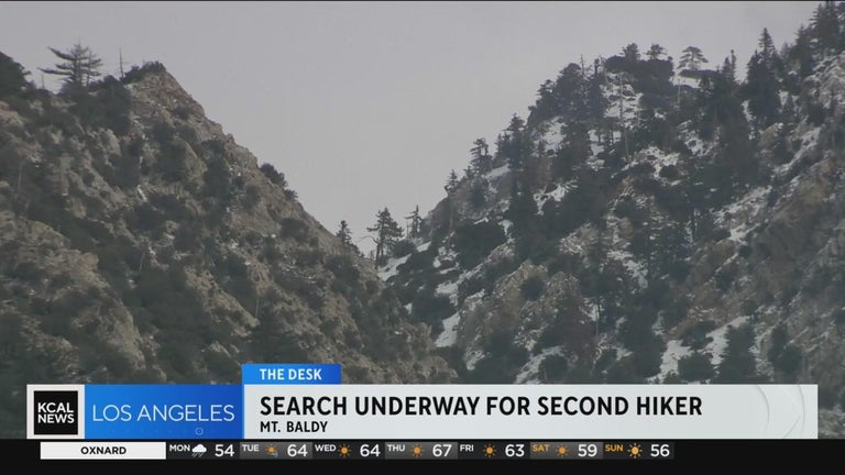 Second missing hiker found on California's Mount Baldy as search for ...