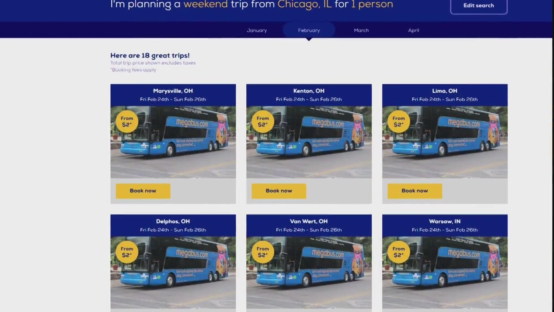 Megabus returns to Chicago Wednesday with low fares - CBS Chicago