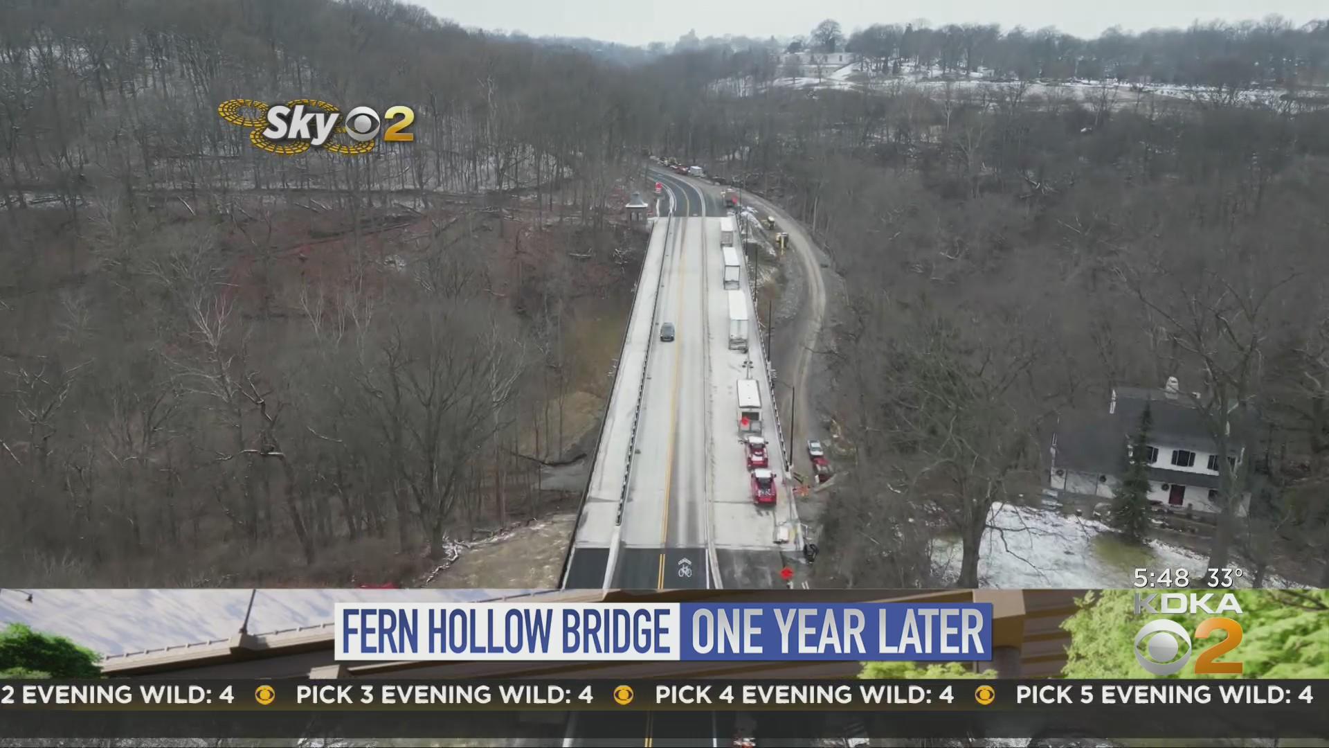 Looking ahead to the completion of the Fern Hollow Bridge - CBS Pittsburgh