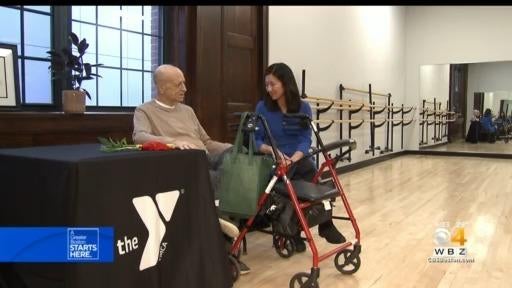 Longtime YMCA resident meets with Boston Mayor Michelle Wu - CBS Boston