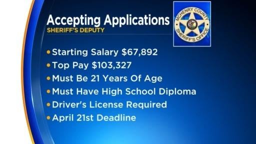 McHenry Co. Sheriff's Office applications for deputies - CBS Chicago