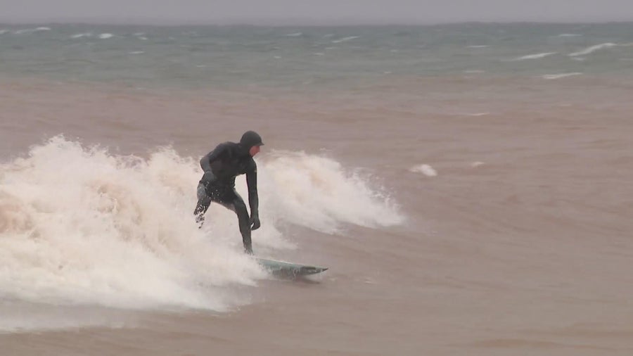 "We have the best waves on the Great Lakes": California surfer now ...