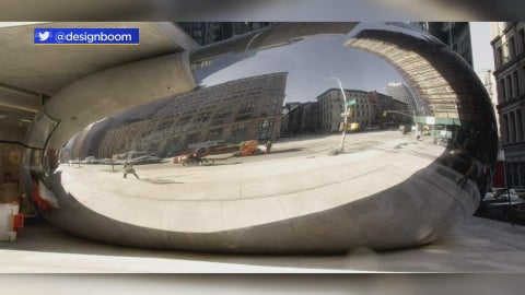 "Mini Bean" from artist Anish Kapoor unveiled in New York - CBS Chicago