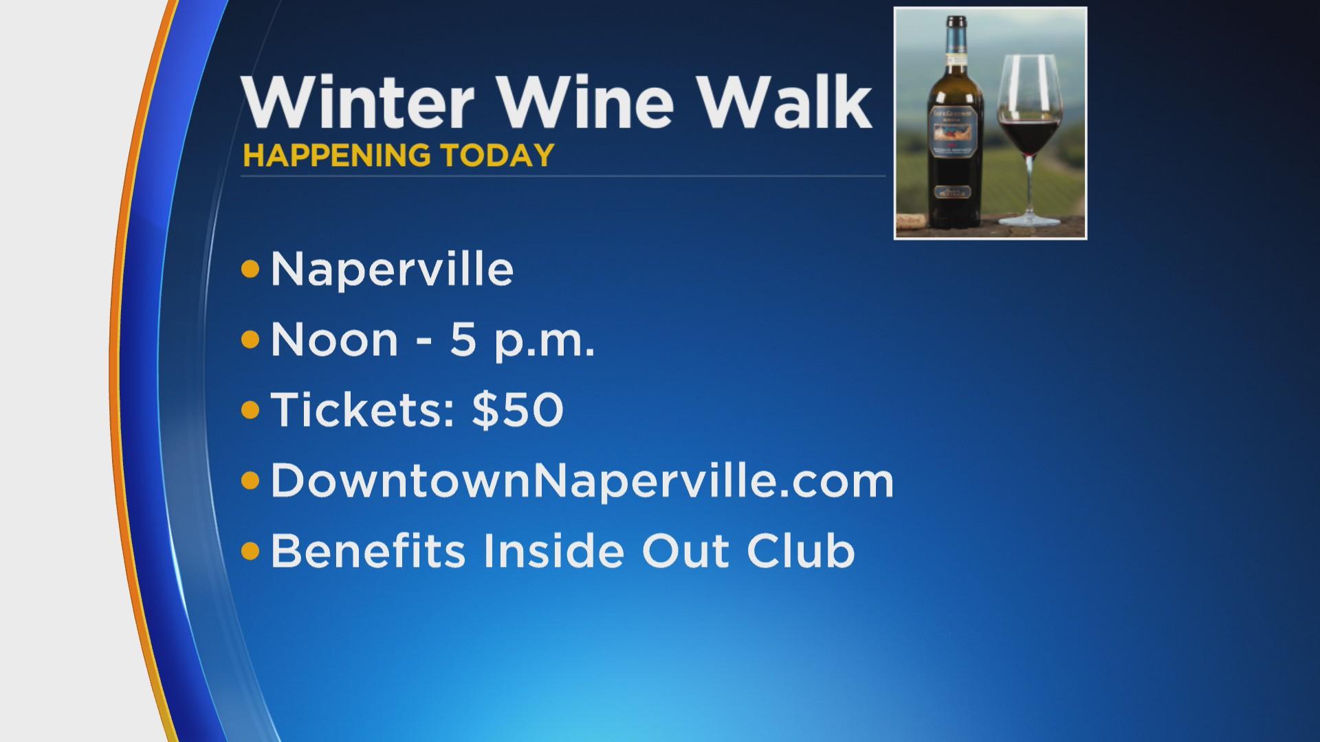 Winter Wine Walk in downtown Naperville happening today - CBS Chicago