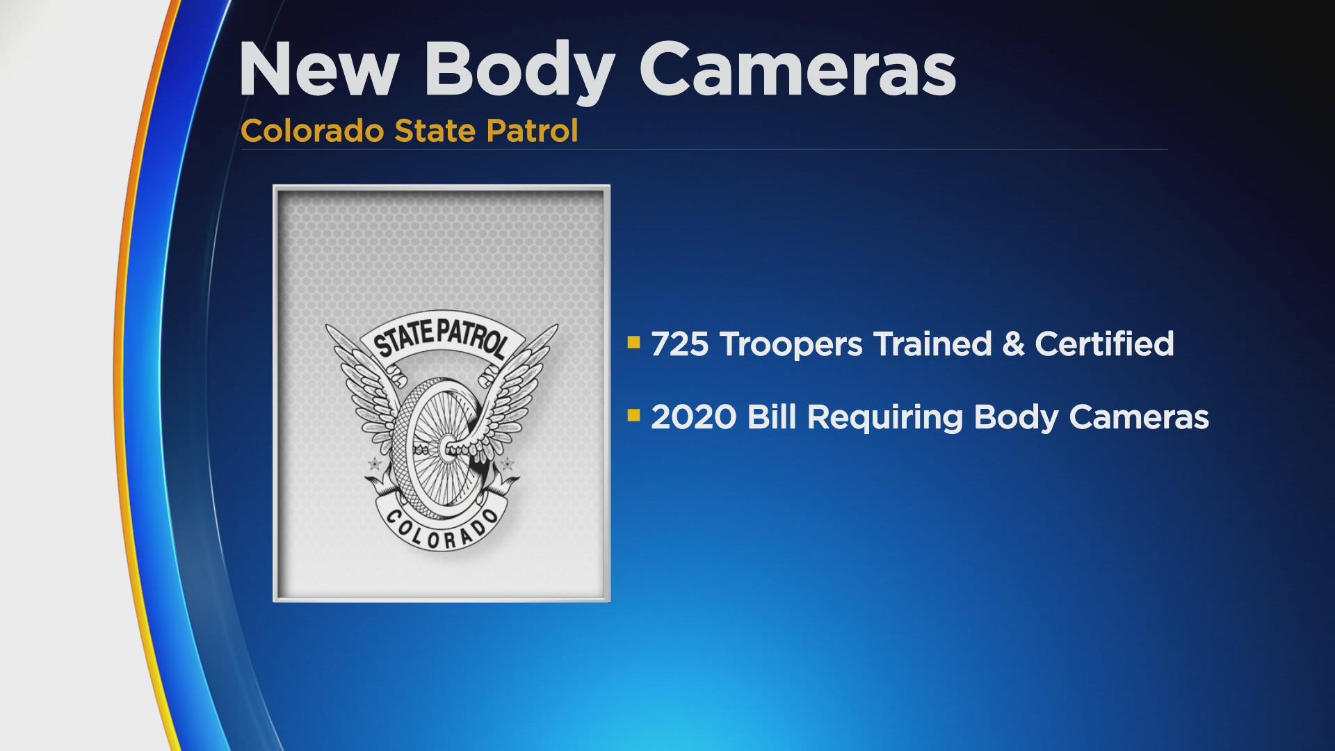 All 725 Colorado State Troopers wearing body cameras - CBS Colorado