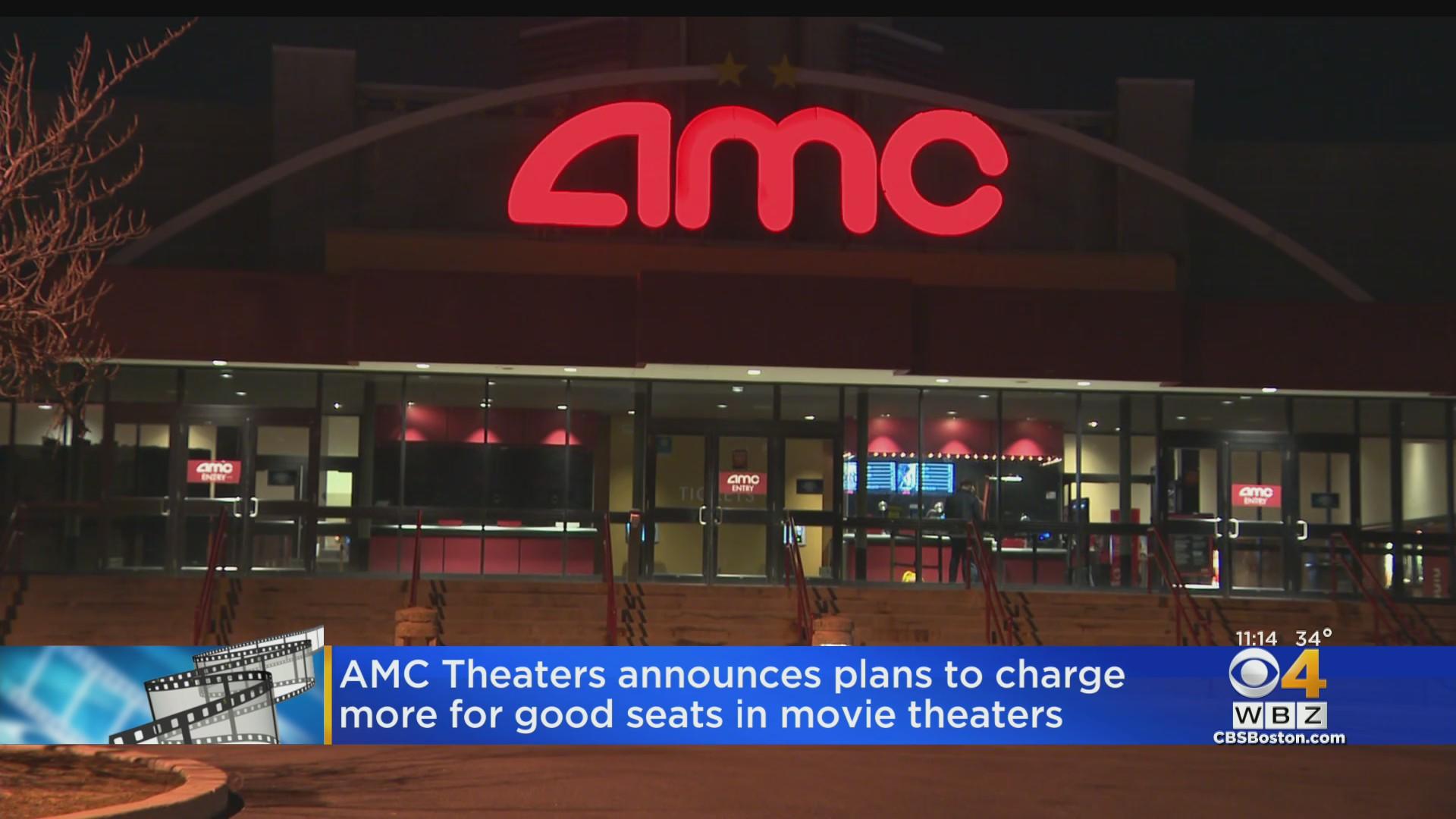 AMC will start charging more for better movie theater seats - CBS Boston