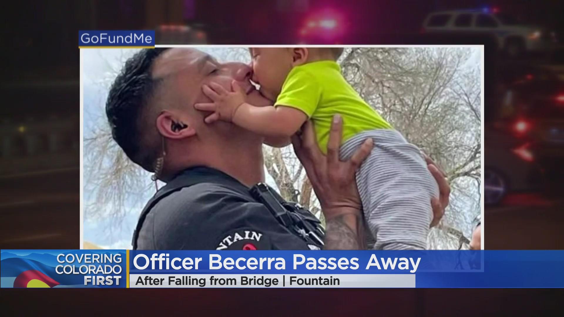 Colorado police officer Julian Becerra dies after falling from 40-foot ...