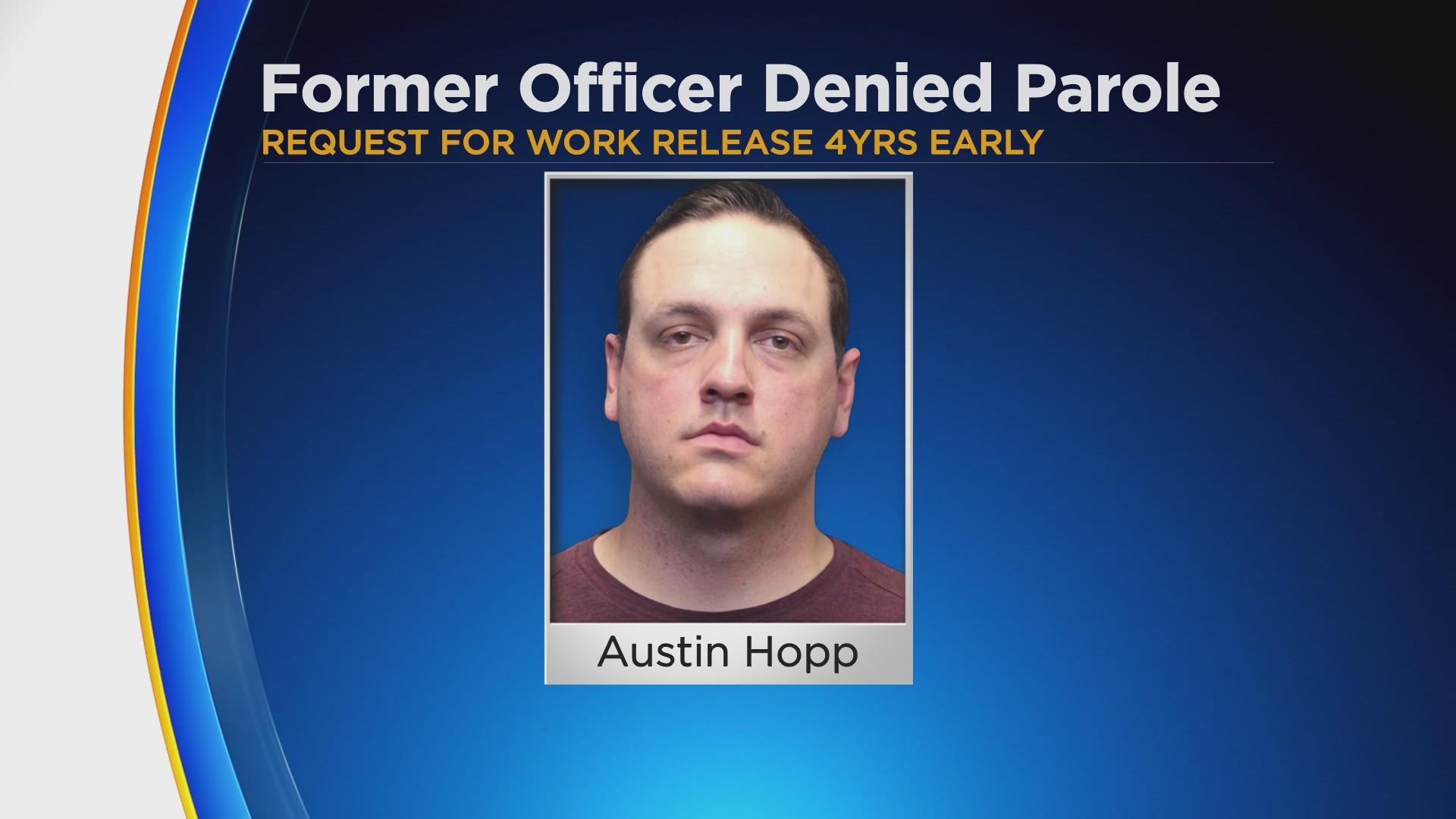Convicted cop Austin Hopp unanimously denied early release from prison ...