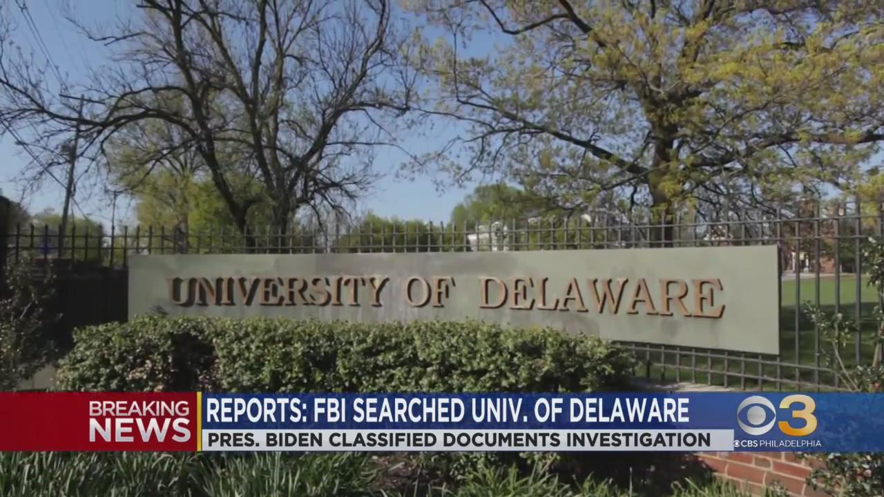 FBI searched University of Delaware for Biden documents: report - CBS ...