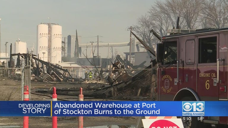 Warehouse at Port of Stockton destroyed in spectacular 2-alarm fire ...