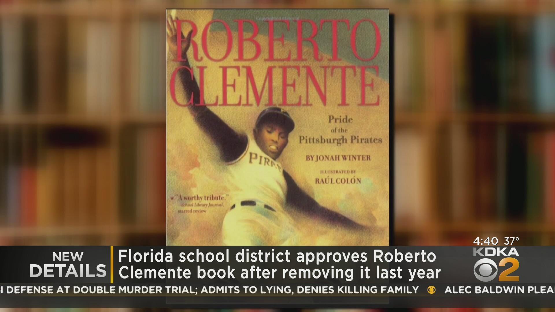 Roberto Clemente book returned to school shelves in Florida school ...