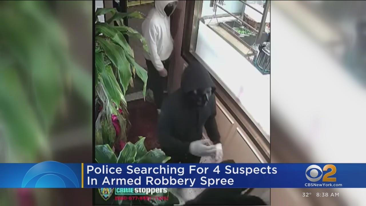 Four men sought for armed robbery spree in Brooklyn & Queens that has ...
