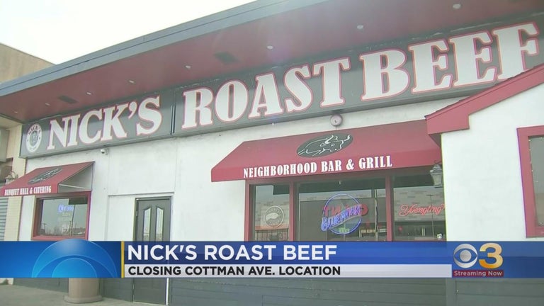 Nick's Roast Beef on Cottman Avenue closing for good Sunday - CBS ...