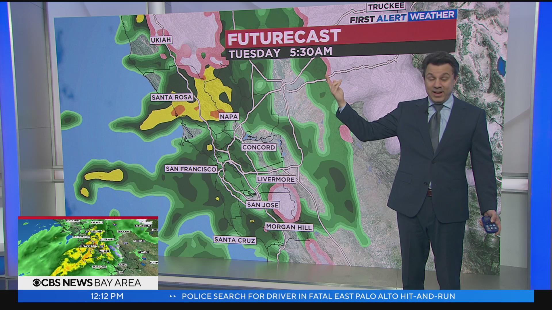 Update: Storm front brings thunder, lightning, downpours and snow to ...