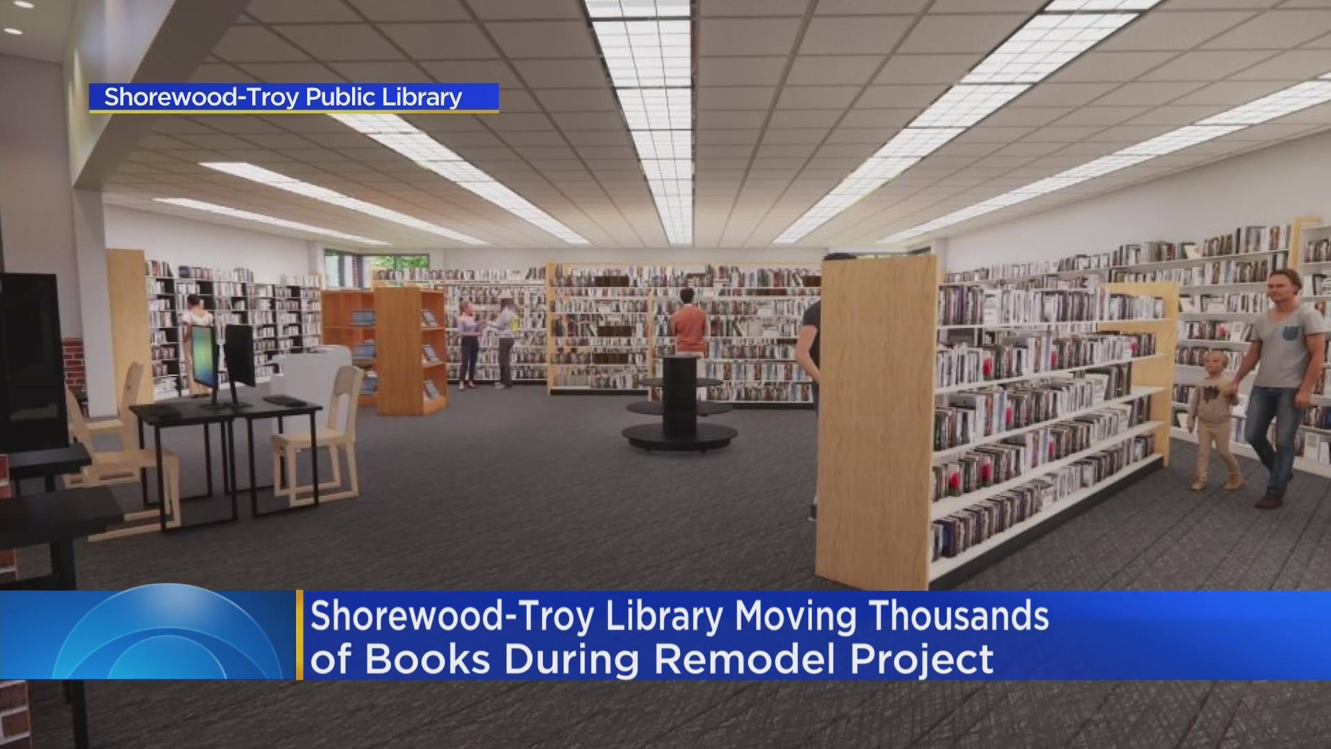 Shorewood Troy Public Library undergoing renovation - CBS Chicago