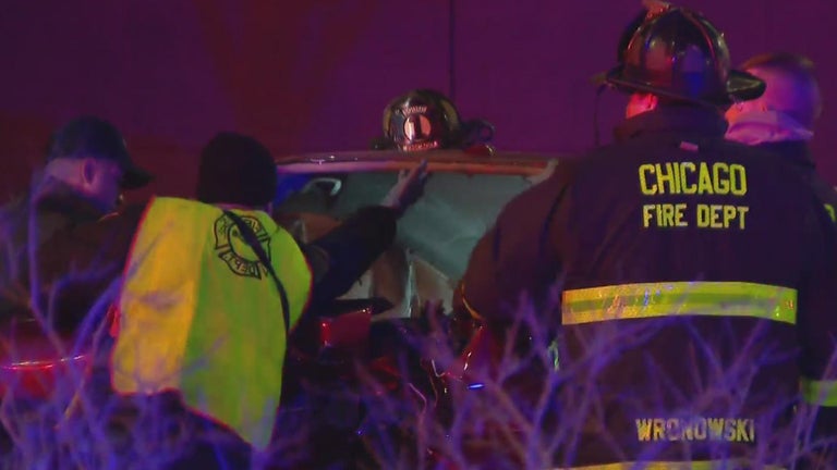 Six men injured in crash near Rush University Medical Center - CBS Chicago