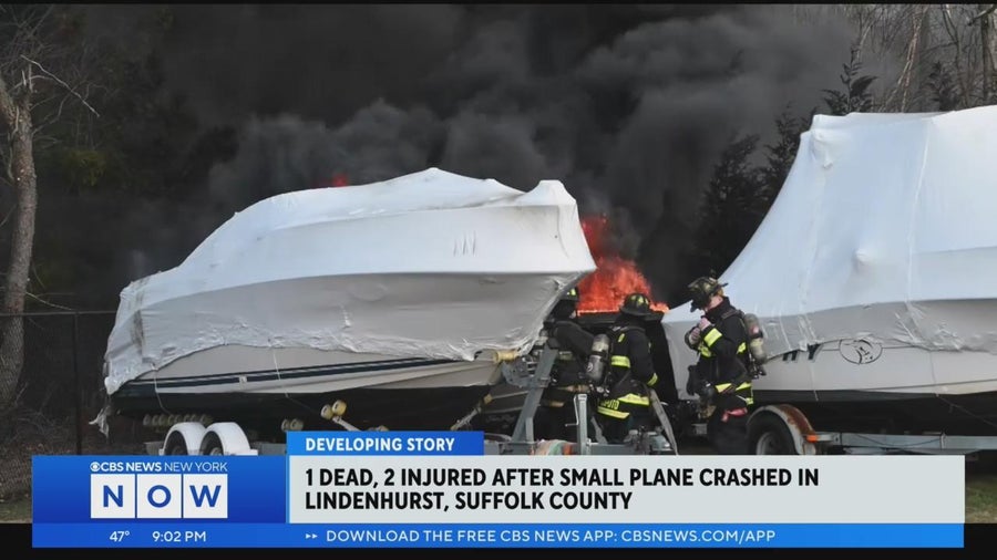 1 killed, 2 critically injured in Long Island plane crash - CBS News