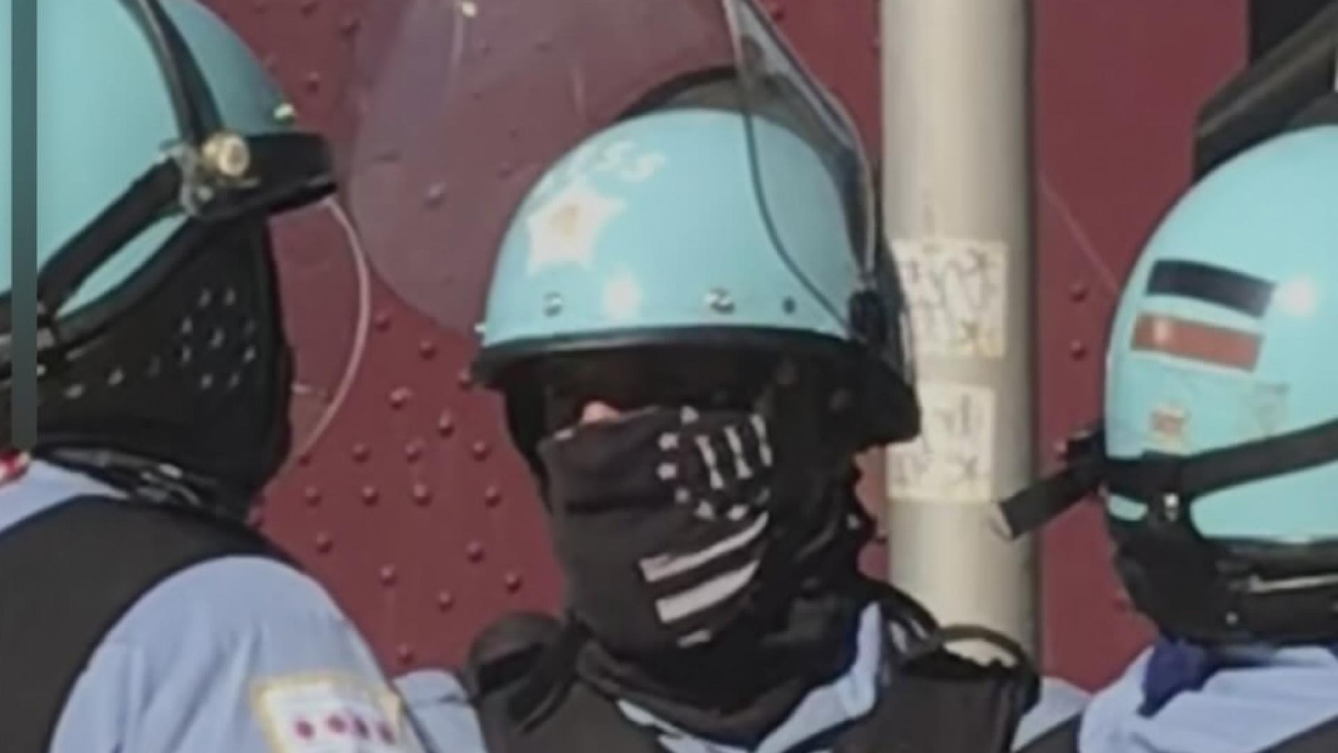 OIG reopens probe into CPD officer who wore militia logo - CBS Chicago