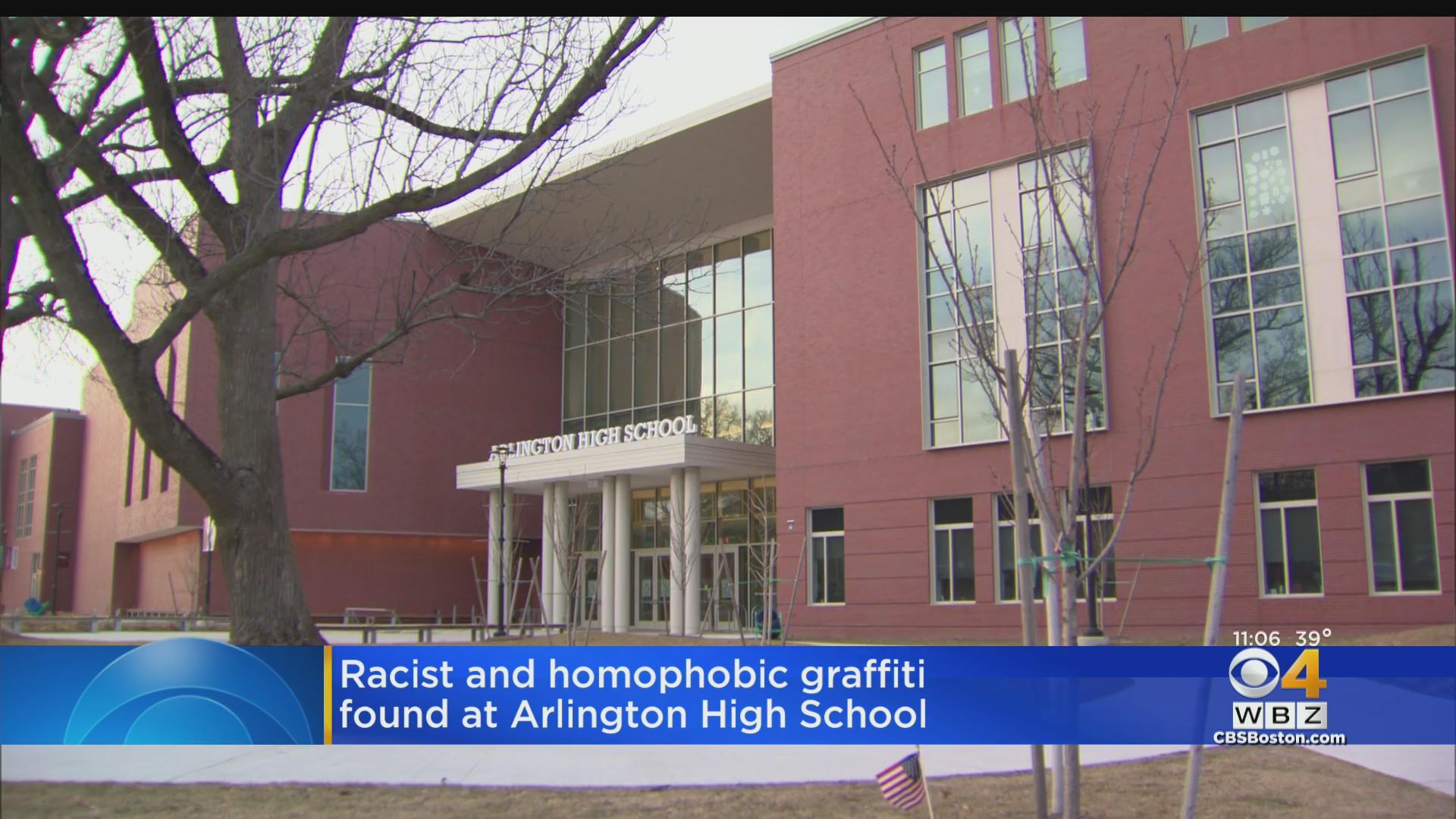 Racist and homophobic graffiti found in gender-neutral bathroom at ...