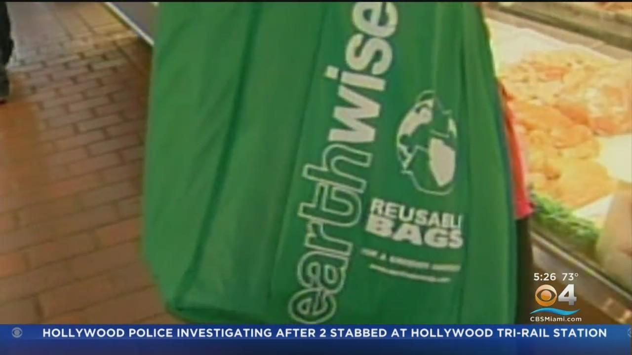 Reusable bags created new problem in fight for sustainability - CBS Miami